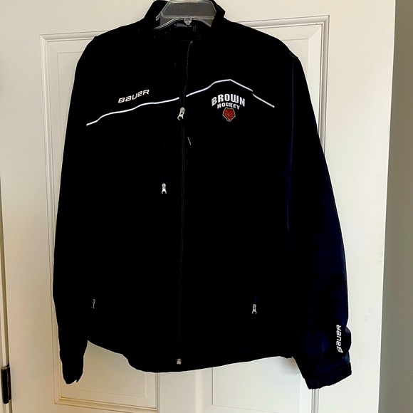 Bauer | Jackets & Coats | Bauer Mens Brown Hockey Team Jacket | Poshmark